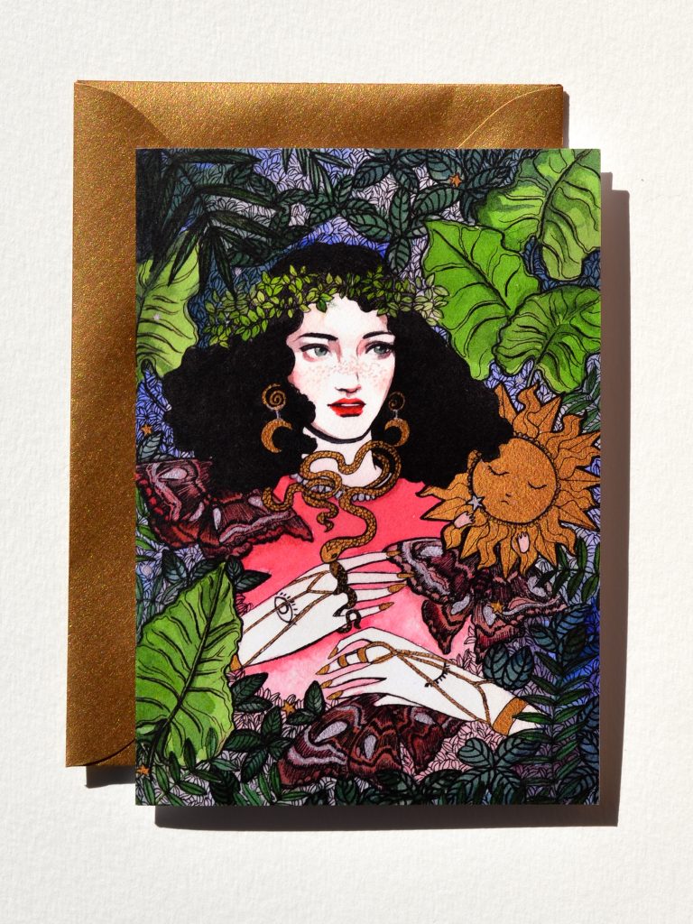 Atlas Greeting Card – MICHELLE | MONDAY